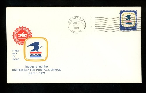 US FDC #1396 USPS 7-1-71 Connecticut CT MANCHESTER Machine cancel 7-142 ...