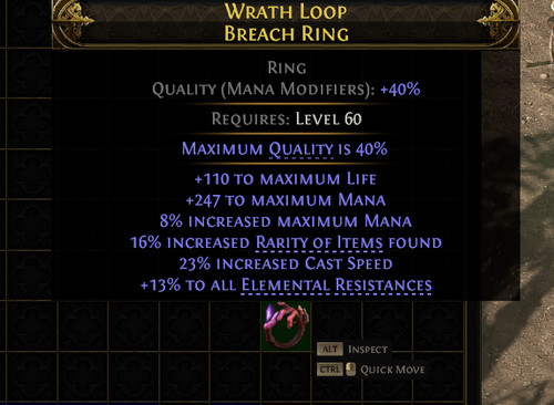 Path of Exile 2 Fate of the Vaal SC Wrath Loop Breach ring POE 2 | eBay