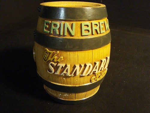 Circa 1950s Erin Brew Chalk Beer Barrel Bank, Cleveland | eBay