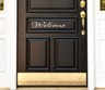Hello welcome Door Vinyl Decal Sticker Front Door Decal Decor Welcome ...