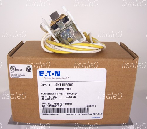 Eaton SNT1RP08K Shunt Trip 48-127 Volt AC or 48-60 Volt DC F USA SELLER ...