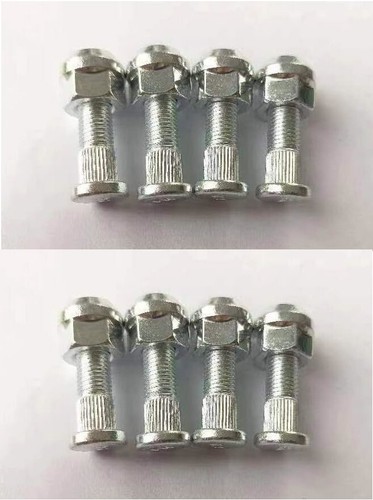 8 Pack! Rear Wheel Studs 90103-HB3-300 & Lug Nuts Replacement for Honda ...
