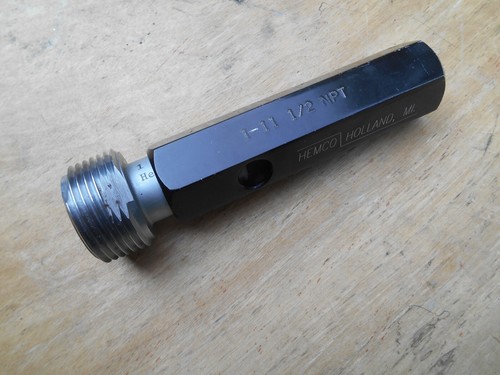 1 - 11-1/2 NPT THREAD PLUG GAGE , HEMCO | eBay