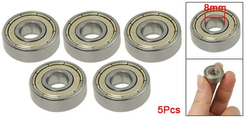RMS8-2RS Ball Bearing MJ 1"x 2 1/2"x 3/4"inch MS10 RMS 8 Imperial Size ...