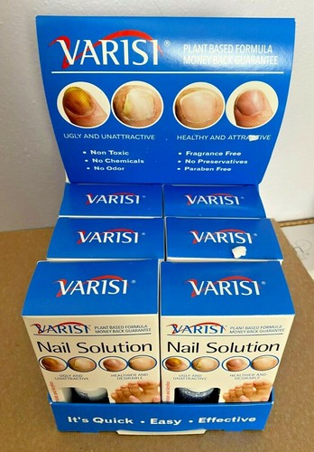 (Pack Of 6) Varisi Nail Solution For Nail Kill Fungus Treatment 0.5 oz ...