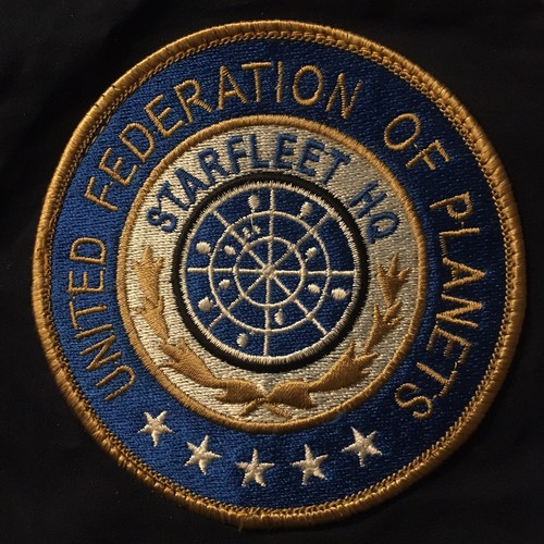 Star Trek United Federation of Planets Starfleet HQ Patch Vintage Trek ...
