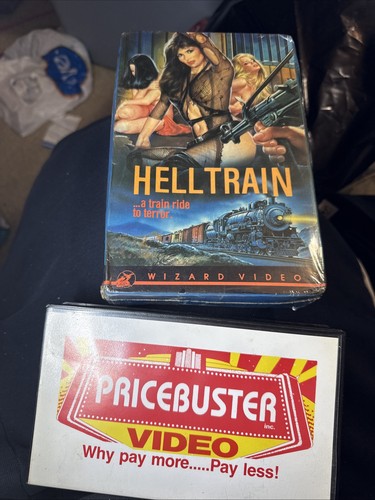 VHS Video Helltrain - A Train Ride to Terror - 1985 - Wizard - Big Box ...