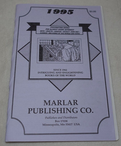 Marlar Publishing 1995 Intriguing Enlightening Books Unique Original ...