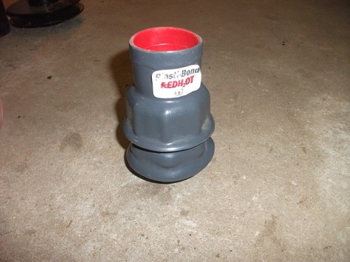 RobRoy Plasti-Bond 1-1/4" 2pc Knockout Hub PVC Coated conduit fitting ...