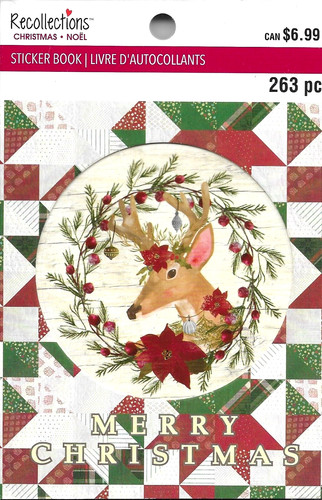 Christmas Reindeer Snow Cardinal Winter Tags Labels Recollections ...