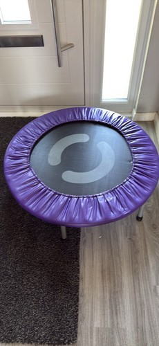 Opti Mini Fitness Trampoline Purple And Black Great Way To Exercise ...