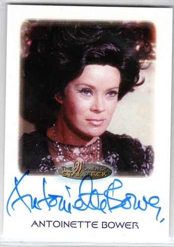 THE WOMEN OF STAR TREK 2010 ANTOINETTE BOWER AS SYLVIA AUTOGRAPH ...