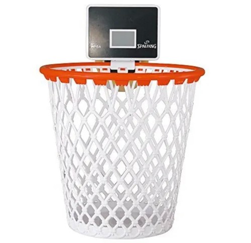 Spalding Hoopster Waste Basket - Basketball Hoop Trash Can With ...