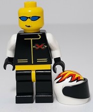 LEGO Sets with Minifigure ext012 Extreme Team - White, White Flame Helmet