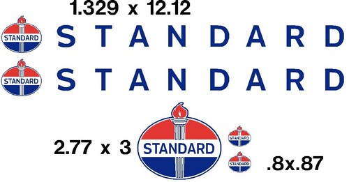 STANDARD CUSTOM TANKER DECAL SET | eBay