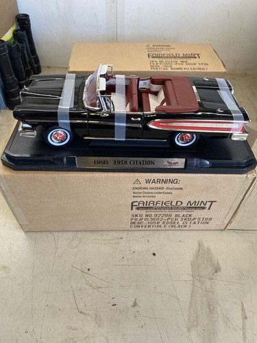 Fairfield Mint diecast 1:18 1958 Edsel Citation convertible, Black | eBay