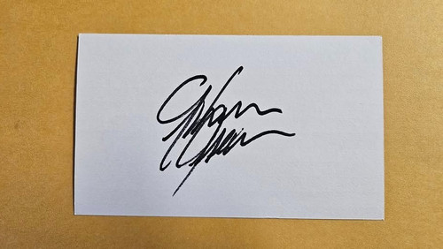 GRAHAM GREENE SIGNED 3x5 INDEX CARD AUTOGRAPH - Dances with wolves | eBay