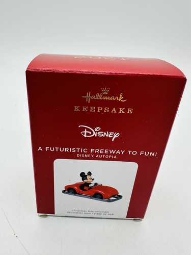 2021 Hallmark Disney Autopia Mickey A FUTURISTIC FREEWAY TO FUN Car ...