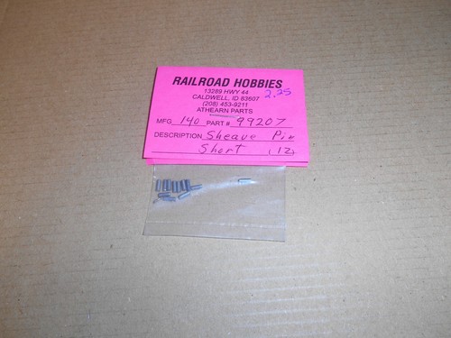 Athearn HO Blue Box Short Sheave Pin (12) 140-99207 | eBay