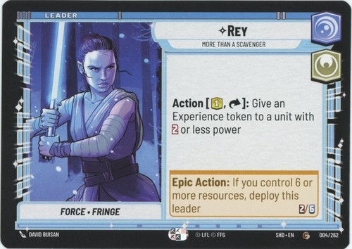 x3 Rey ~ Shadows of the Galaxy (SHD) Star Wars Unlimited (SWU) | eBay