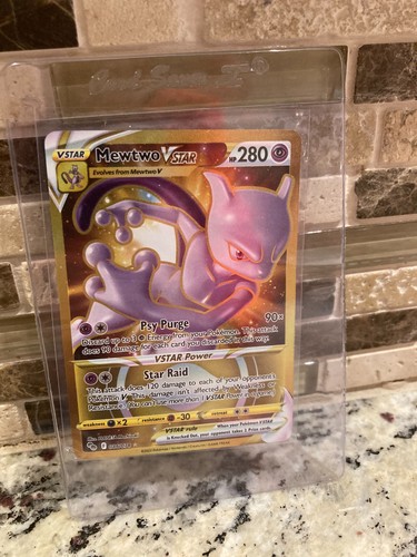 Mewtwo Vstar Pokemon Card From Pokemon Go Set. Great Condition!!! | eBay