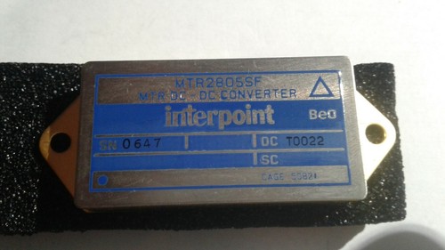 (1pc) MTR2805SF , INTERPOINT , DC-DC REGULATED POWER SUPPLY MODULE, 1 ...
