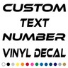 Custom Vinyl Lettering Decal Personalized Business Sign Text Name ...