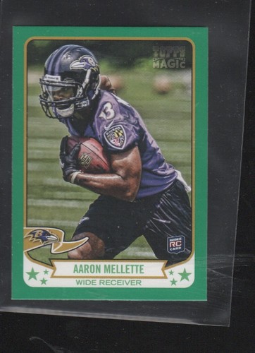 AARON MELLETTE 2013 TOPPS MAGIC GREEN MINI ROOKIE CARD PARALLEL #12 | eBay