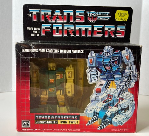 Rare G1 Transformers TWIN TWIST Jumpstarter Autobot Hasbro Box 1984 | eBay