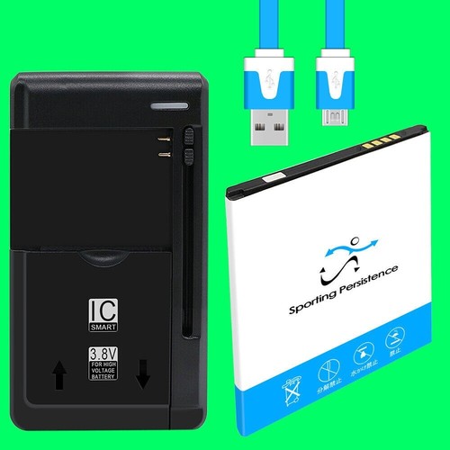 High Power 2650mAh Replaceable Battery Charger USB Cable for Cricket ...