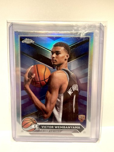 Victor Wembanyama Wemby 2024 Topps Chrome #1 Silver Refractor Rc NM ...