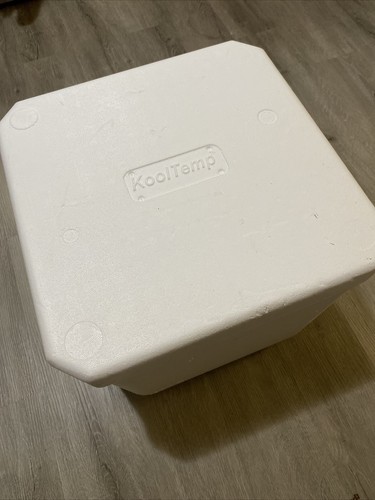Kool Temp medium Styrofoam Insulated Shipping Cooler Box 17”x17"x14” w ...