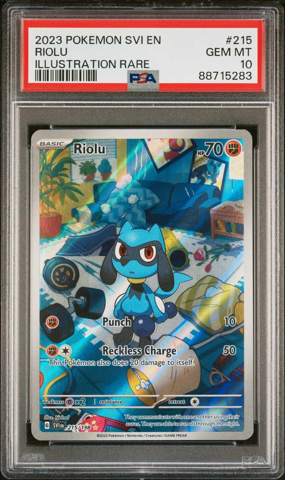 Riolu 2023 Scarlet & Violet #215/198 Illustration Rare Price Guide ...