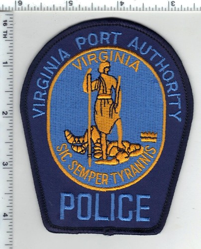 Virginia Port Authority Police Narrow Shoulder Patch from the 1980's | eBay