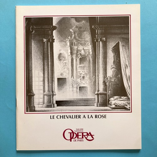 Programme Opera de Paris Strauss Le Chevalier à la Rose 1984 | eBay