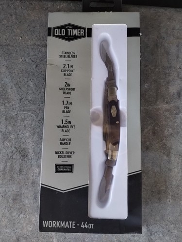 Old Timer 44OT Workmate 5.4in S.S. Traditional Folding Knife with 2.2in ...