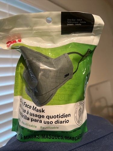 3M Daily Breathable Face Protection Washable Reusable 2 Layers (Pack Of ...