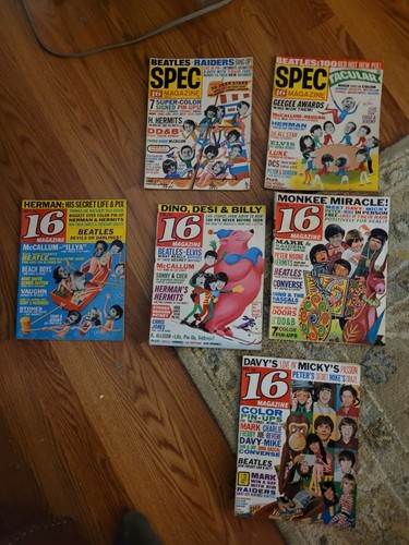Vintage 16 Magazines And Others 6 Magazine Lot Spec 16 Teen Vintage ...