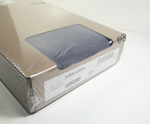 IKEA HARLANDA cover for ottoman with storage Ljungen medium gray 804. ...