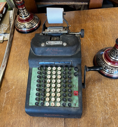 Vintage R. C. Allen Business Machines Model Model 75 Adding Machine | eBay