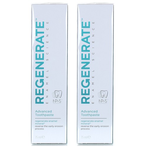 Regenerate Enamel Science Advanced Toothpaste 75ml SET OF 2 NEW IN BOX ...