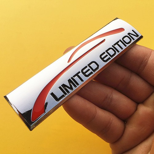 3D Limited Edition Car Logo Chrome Emblem Sticker Badge Decal Trim ...