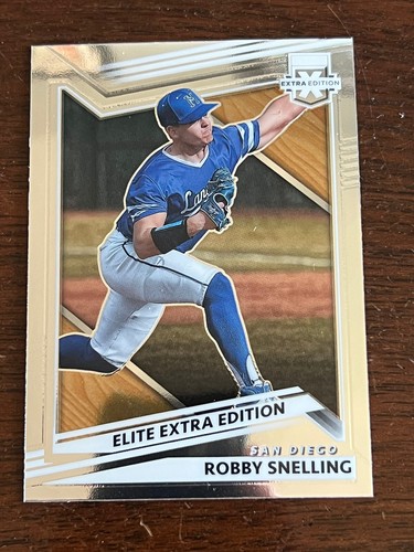 2022 Elite Extra Edition Optic Base Robby Snelling San Diego Padres #39 ...