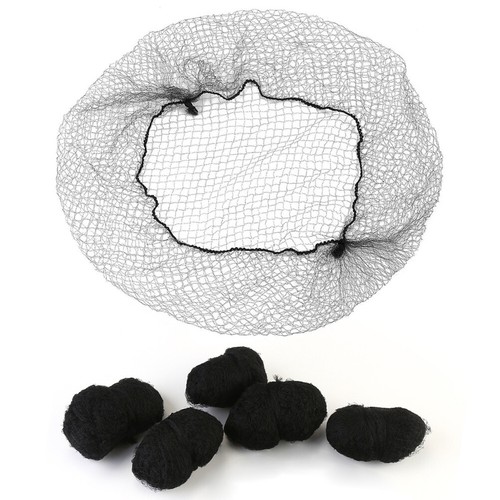 100PCS Hair Nets Hairnets for Work Catering Food Production Elastic to ...
