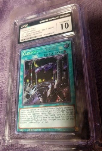 Yu-Gi-Oh! TCG Clockwork Night Battles of Legend: Crystal Revenge BLCR ...