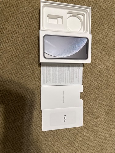 iPhone XR Black 128GB Retail Box - Empty Box + Inserts + Adapter - *BOX ...