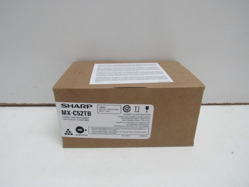 GENUINE SHARP MX-C52TB (MX-C428F) BLACK TONER CARTRIDGE | eBay