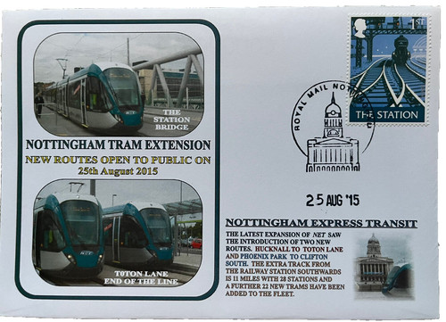 Nottingham Tram Extension New Routes Open 25th August 2014 Dawn First ...