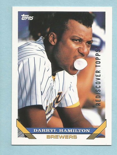 2017 Topps Baseball ORIGINAL BUYBACK 1993 Darryl Hamilton #556 ...