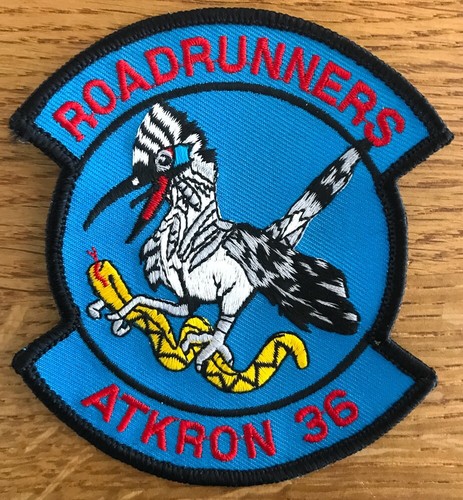 US Navy VA-36 Attack Squadron 36 "The Roadrunners" Embroidered Patch | eBay